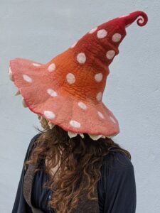 Whimsical Mushroom Hat – Felting Tutorials