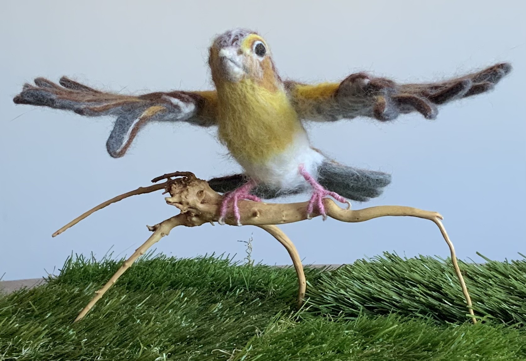 Needle Felting an Open Winged Bird – Felting Tutorials