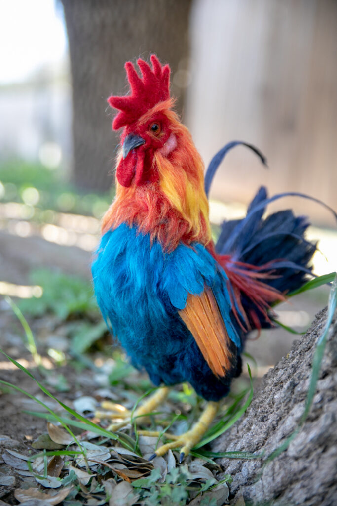 Rise and Shine Felted Rooster – Felting Tutorials