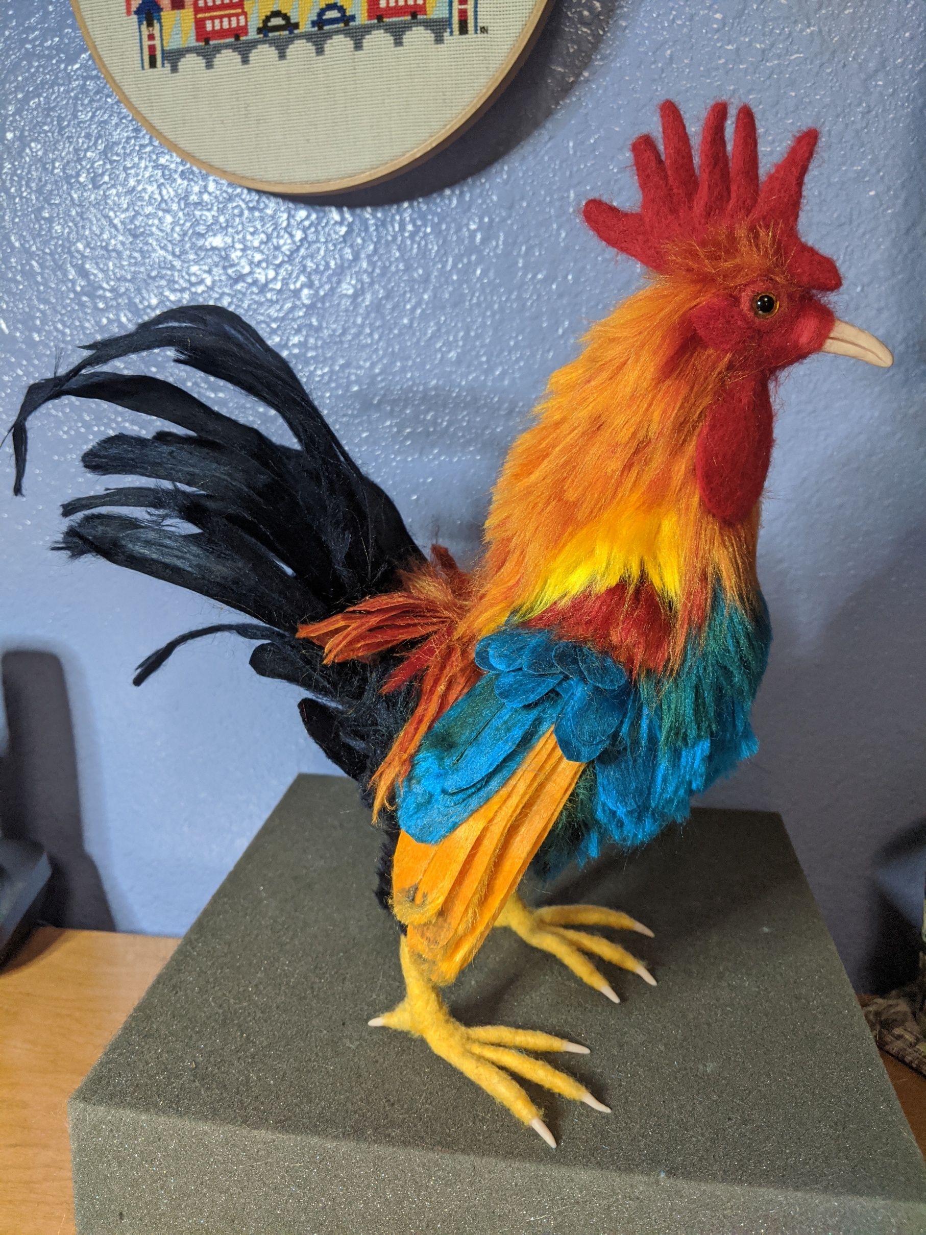 Rise and Shine Felted Rooster – Felting Tutorials