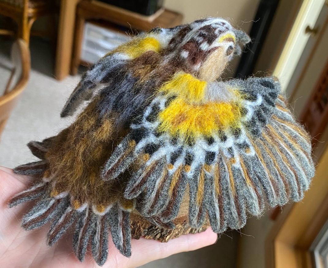 Needle Felting an Open Winged Bird – Felting Tutorials