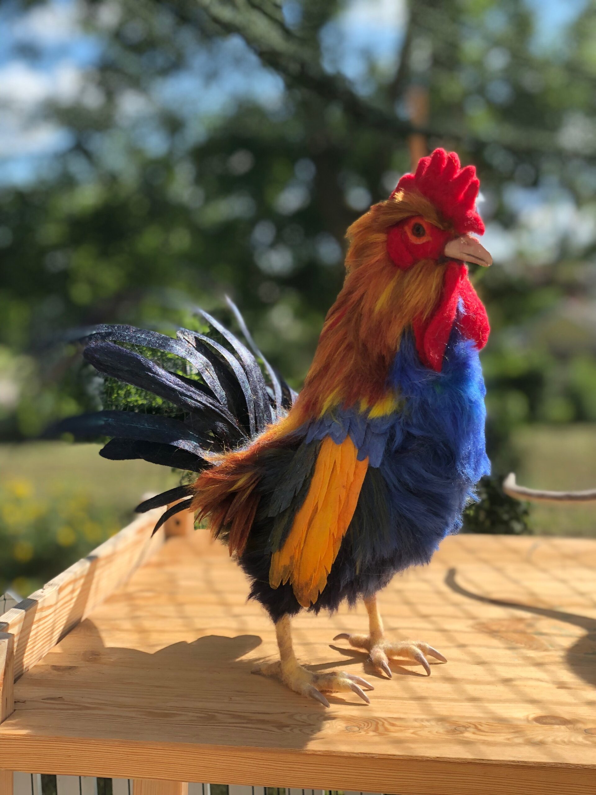 Rise and Shine Felted Rooster – Felting Tutorials
