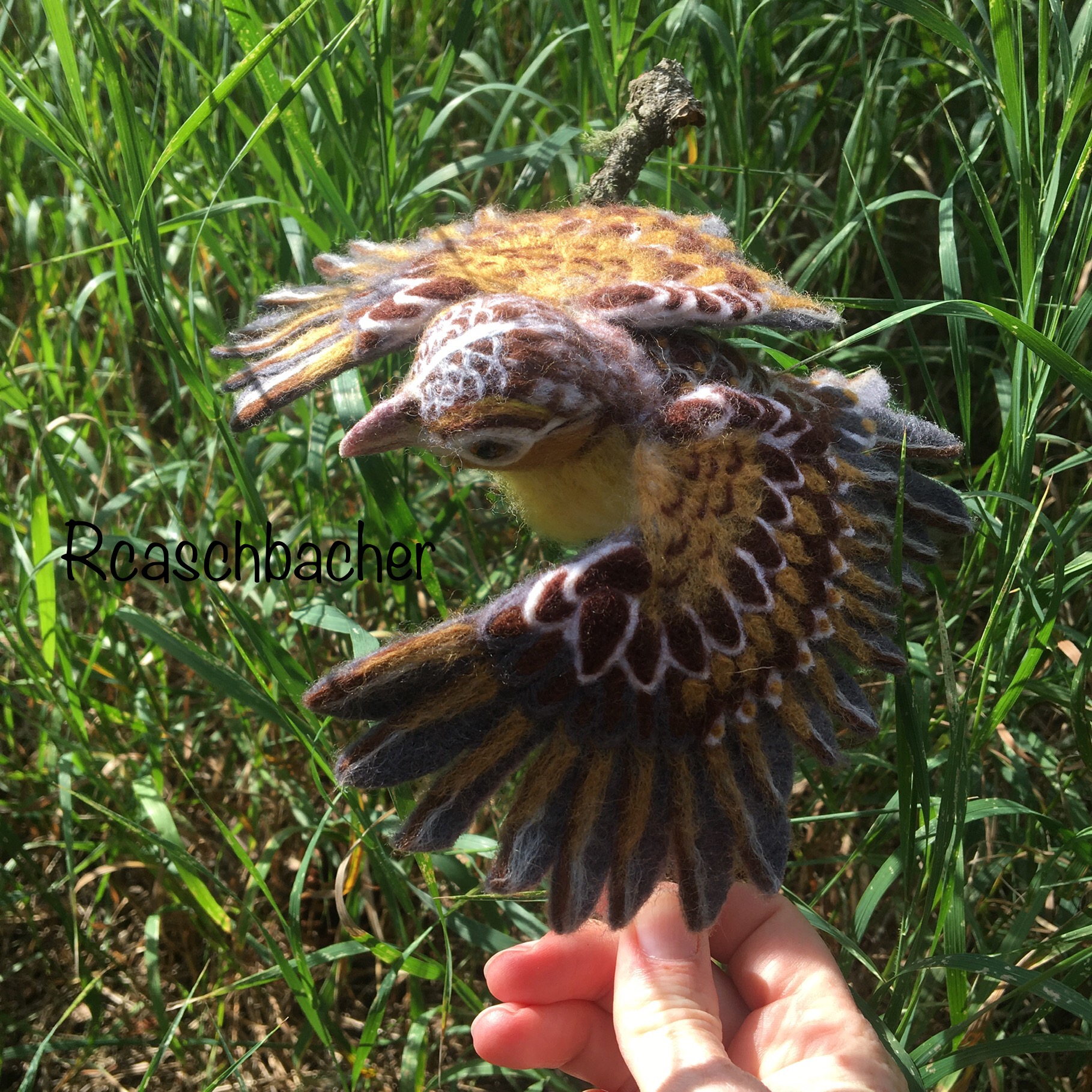 Needle Felting an Open Winged Bird – Felting Tutorials