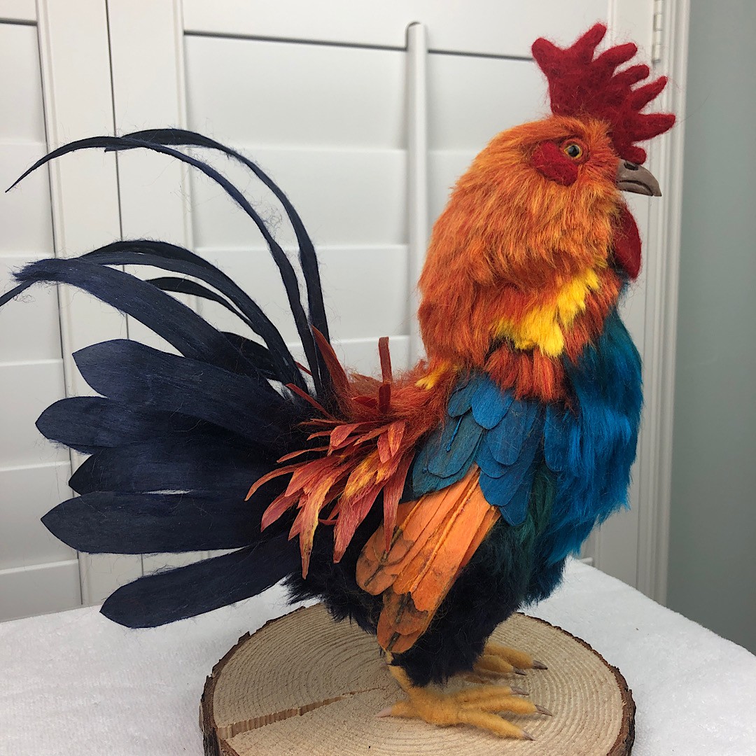 Rise and Shine Felted Rooster – Felting Tutorials
