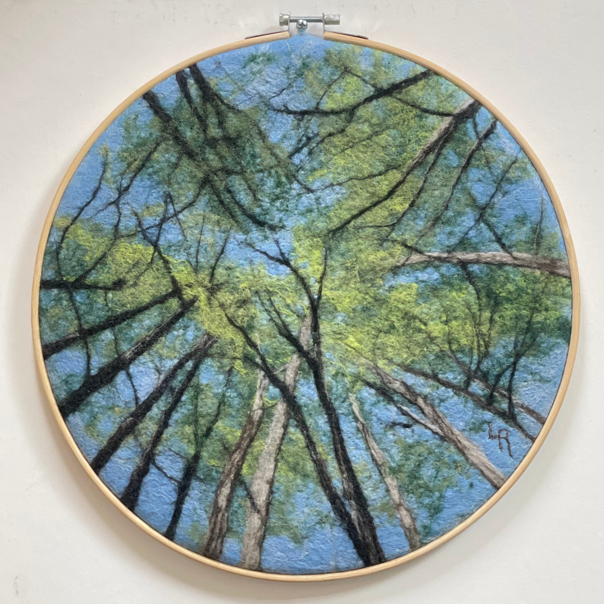 Felt 2D Picture: Upward Gaze – Felting Tutorials