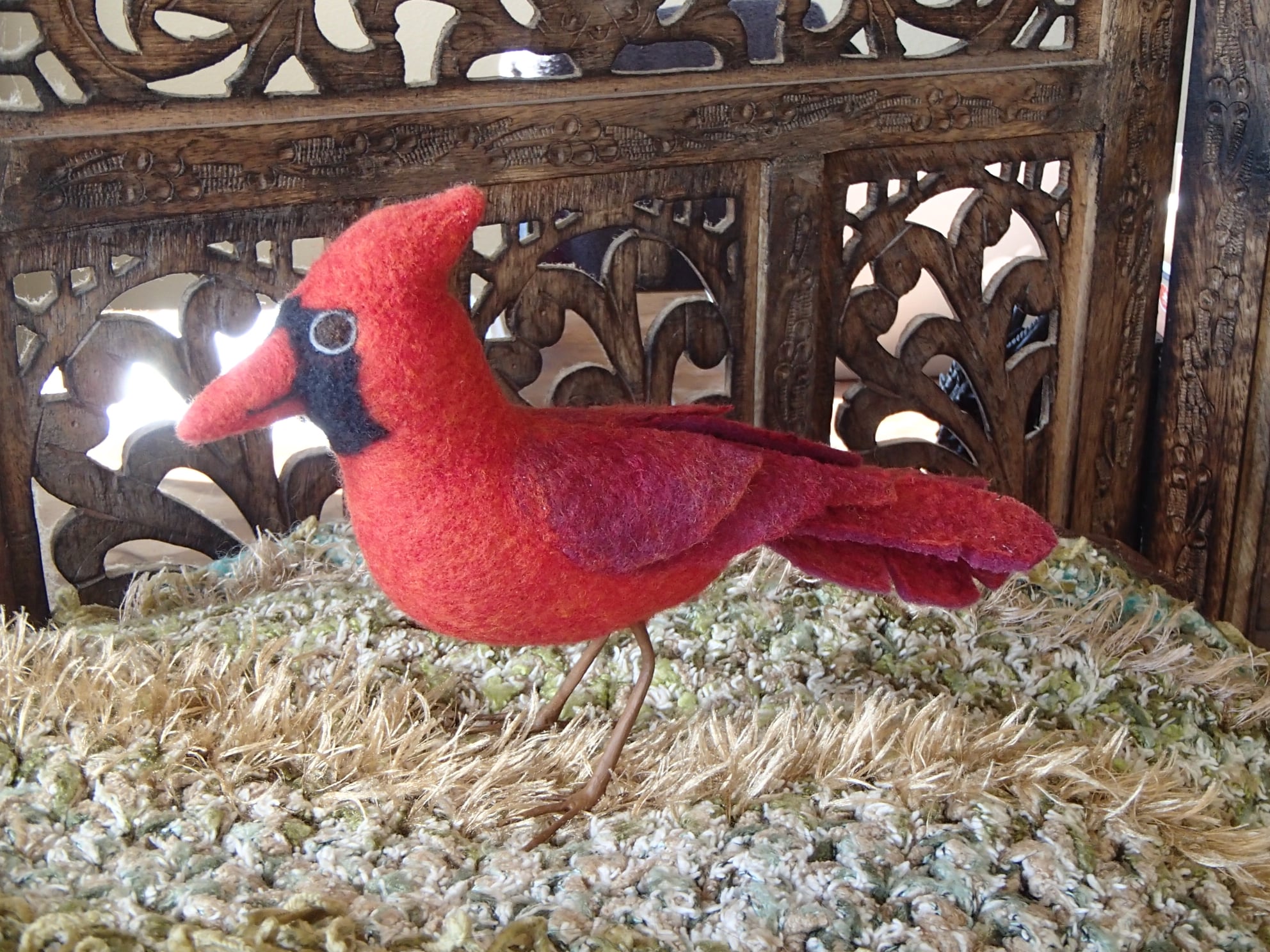 Needle Felt Bird: Tufted Titmouse – Felting Tutorials