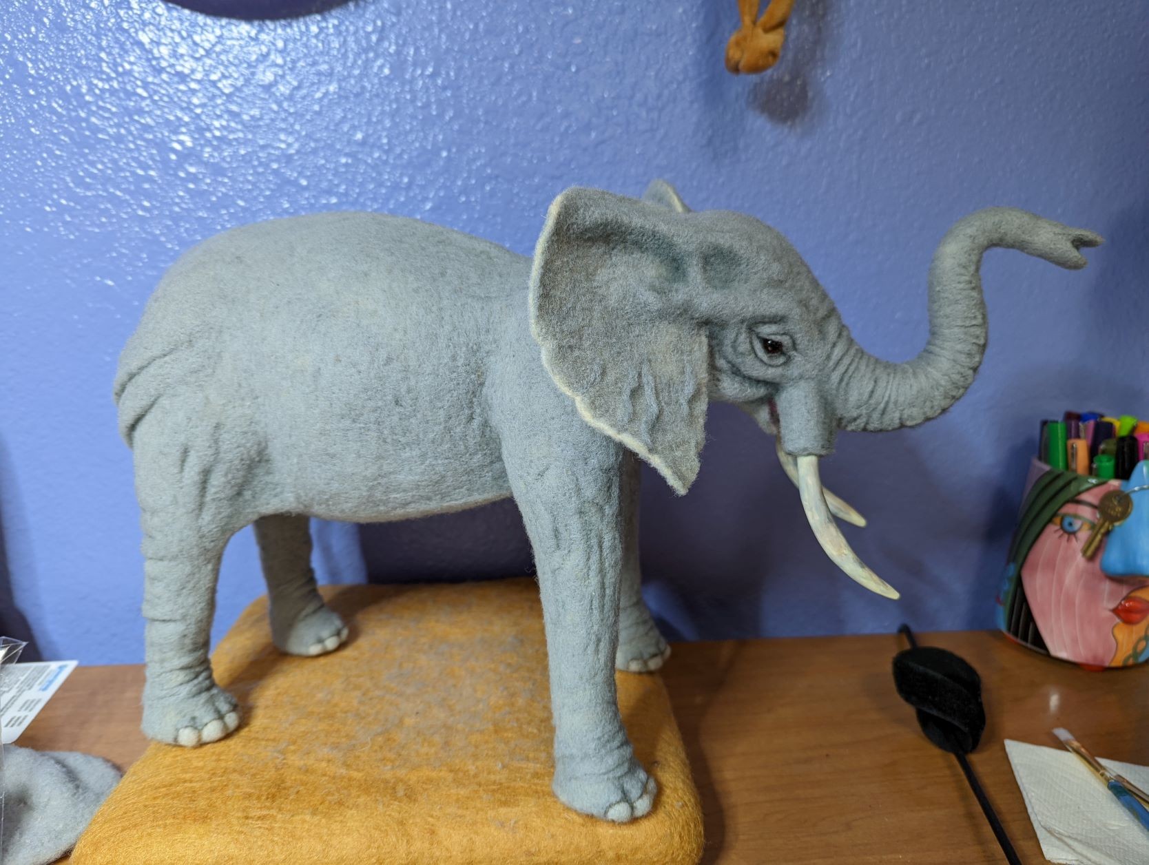 Needle Felt African Elephant – Felting Tutorials