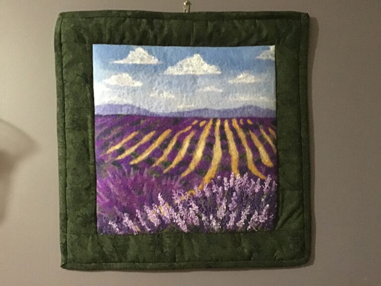 Lush Lavender Fields – Felting Tutorials