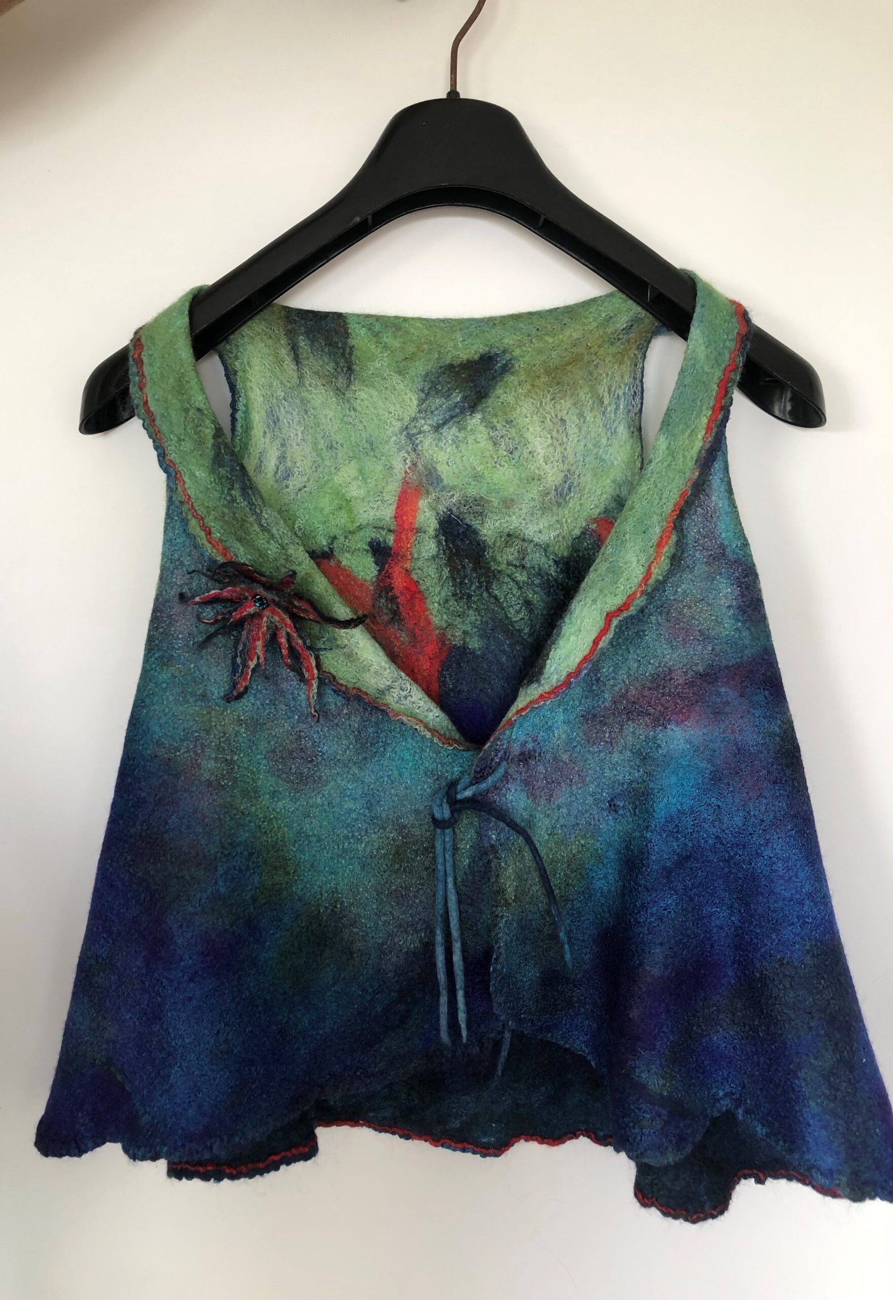 Nuno Felt Wearables: Art Vest – Felting Tutorials