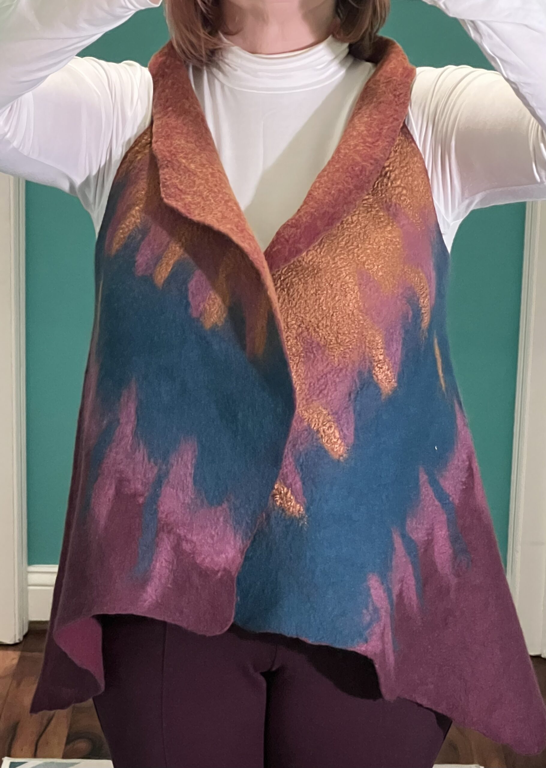 Nuno Felt Wearables: Art Vest – Felting Tutorials