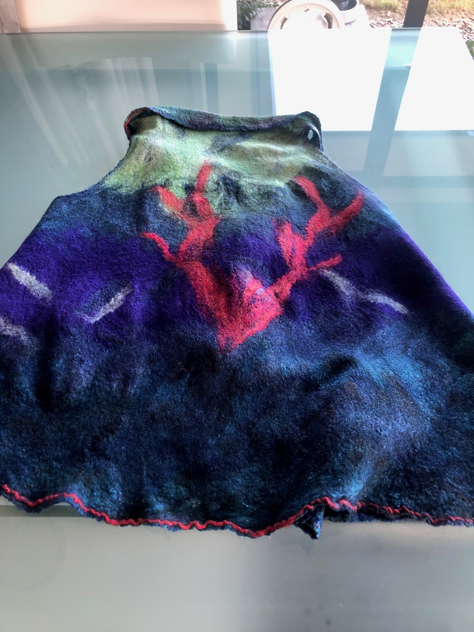 Nuno Felt Wearables: Art Vest – Felting Tutorials