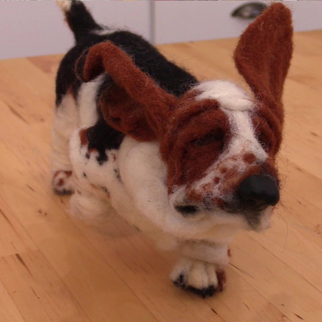Bassets in Motion – Felting Tutorials