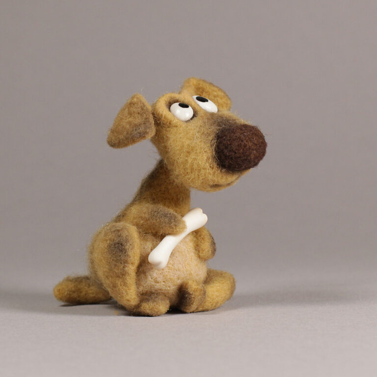 Needle Felting Rusty the Dog – Felting Tutorials