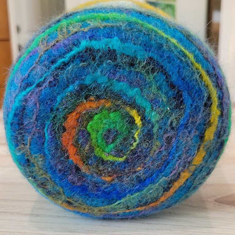 Wet Felting a Bowl on a Ball – Felting Tutorials