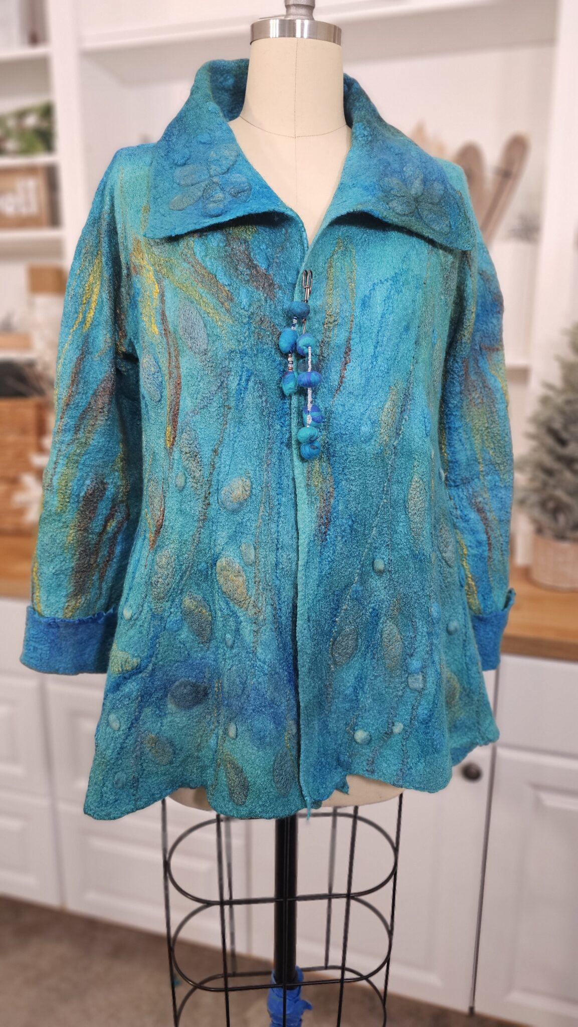Nuno Felt Wearables: Simple Jacket – Felting Tutorials