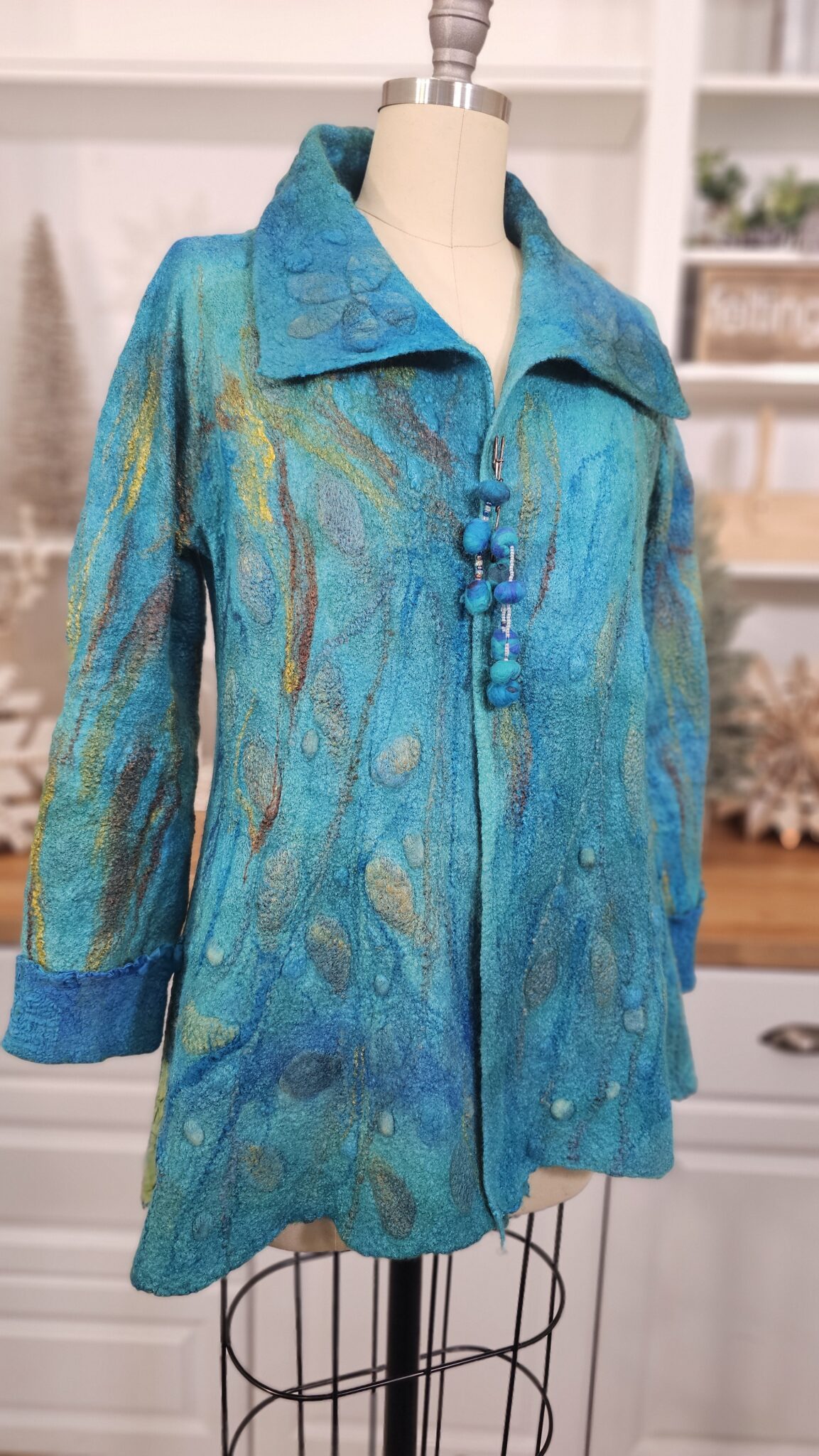 Nuno Felt Wearables: Simple Jacket – Felting Tutorials