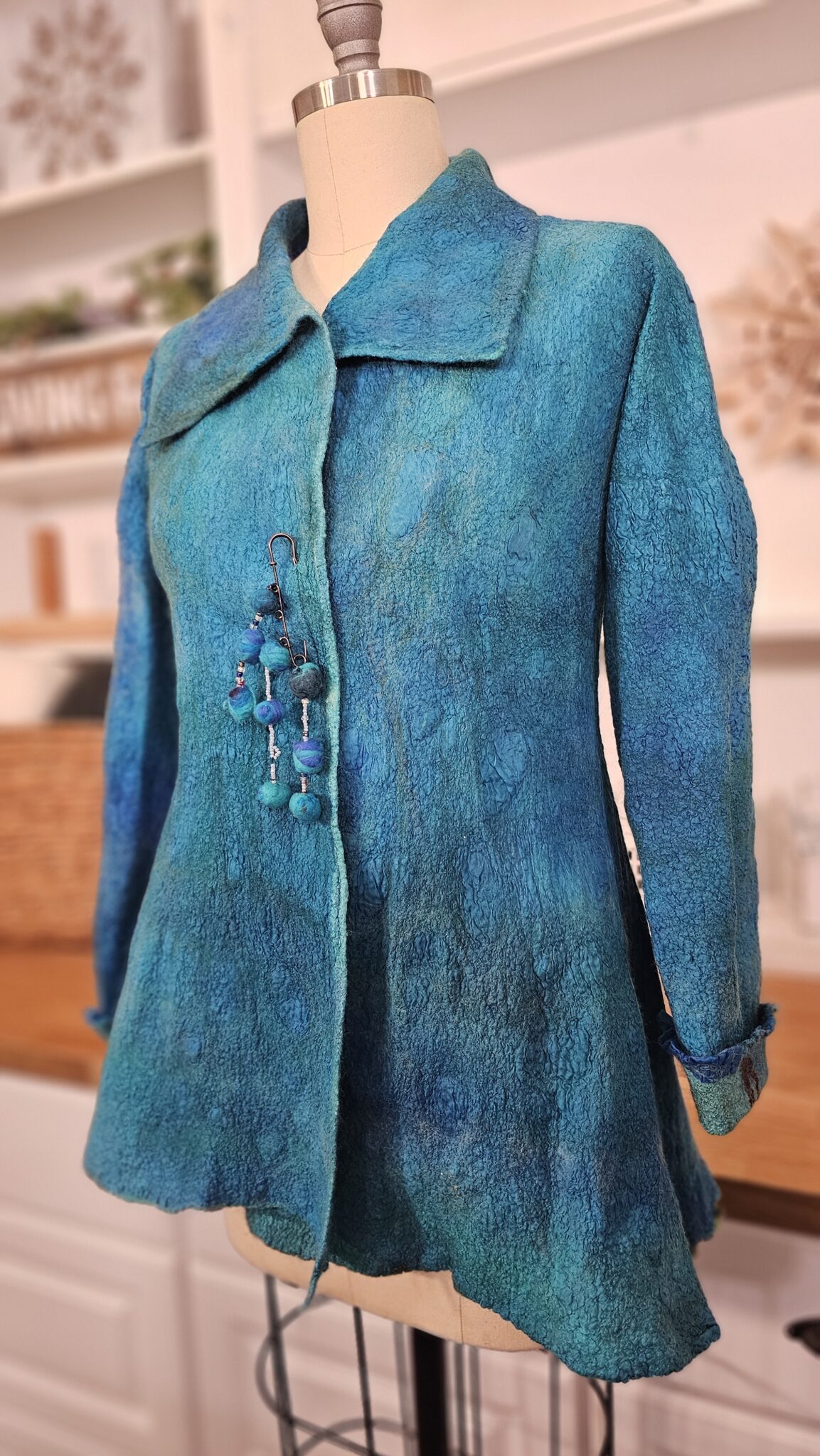 Nuno Felt Wearables: Simple Jacket – Felting Tutorials
